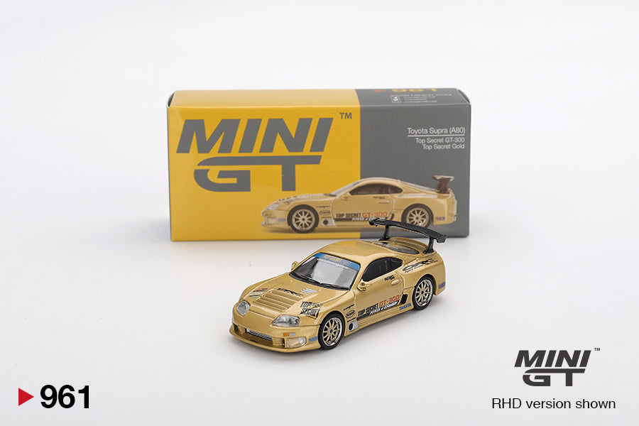 Mini GT 961 Toyota Supra (A80) Top Secret GT-300 Top Secret Gold | HW ...