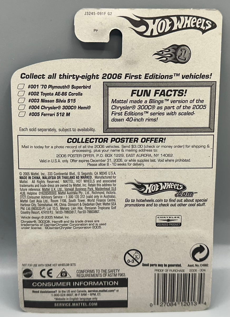 Hot Wheels Chrysler 300C Hemi | HW Models Ltd