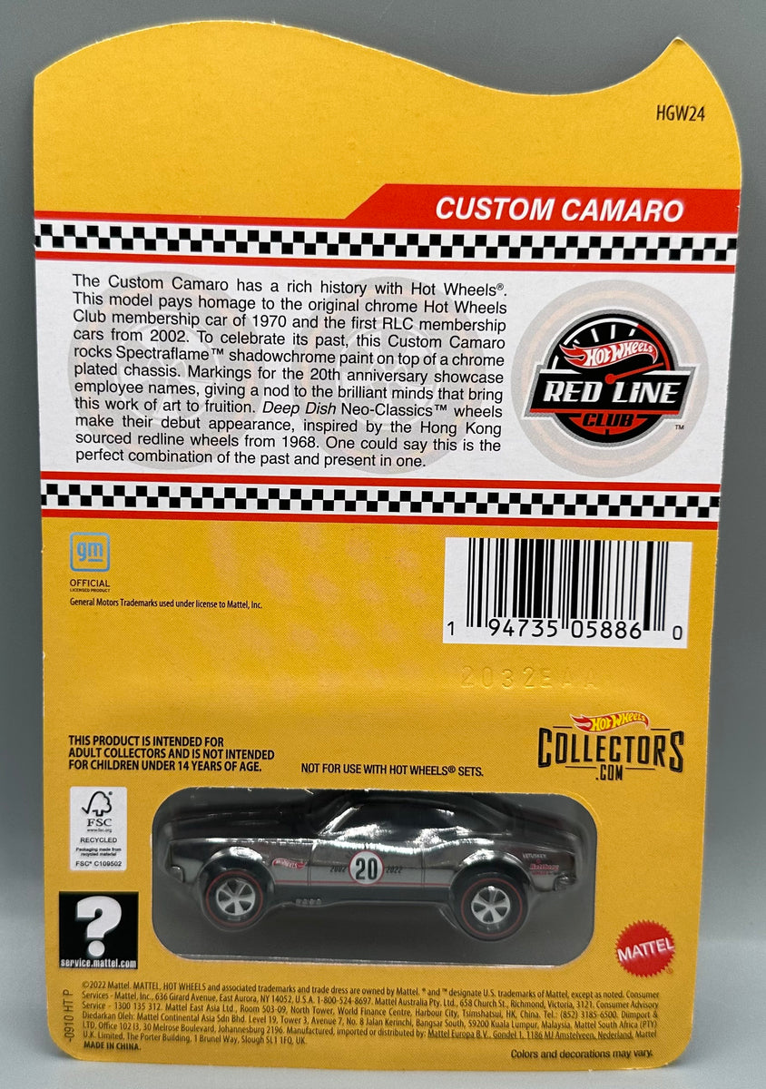 Hot Wheels RLC Custom Camaro | HW Models Ltd