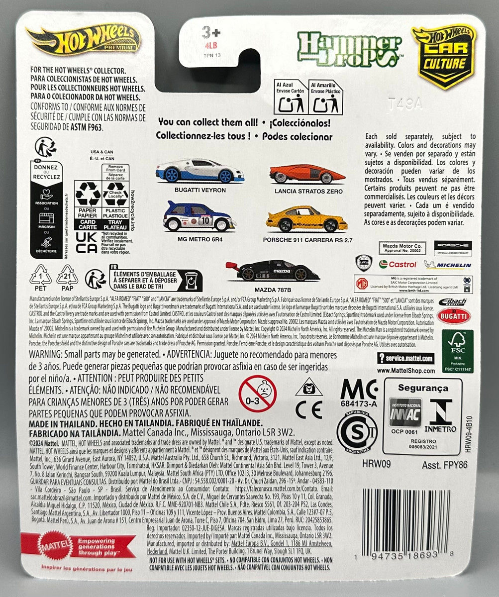 Hot Wheels Hammer Drop Lancia Stratos Zero | HW Models Ltd