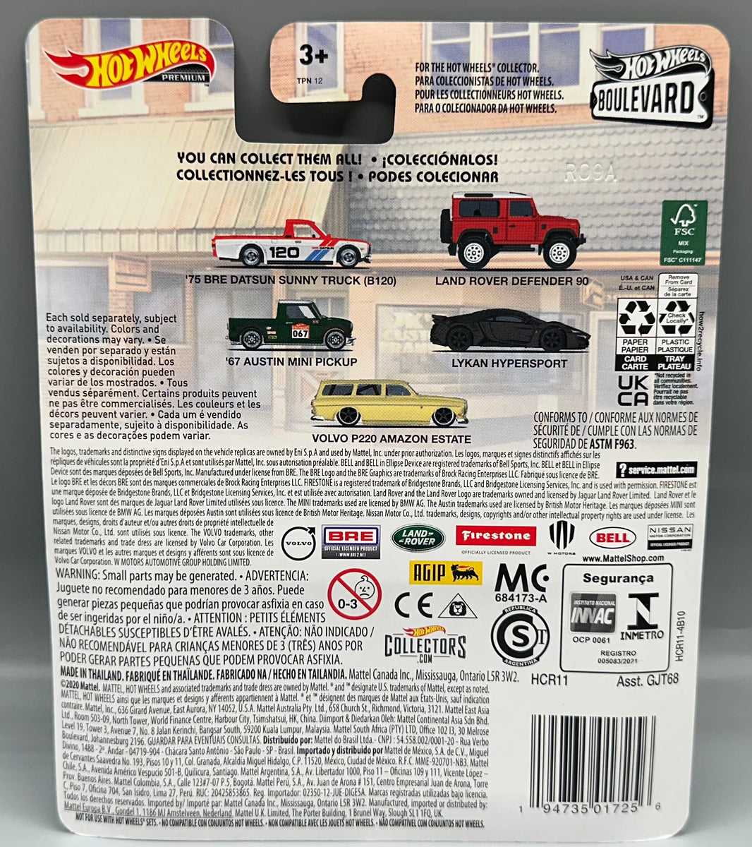Hot Wheels Boulevard '75 BRE Datsun Sunny Truck (B120) Red Bre Datsun ...