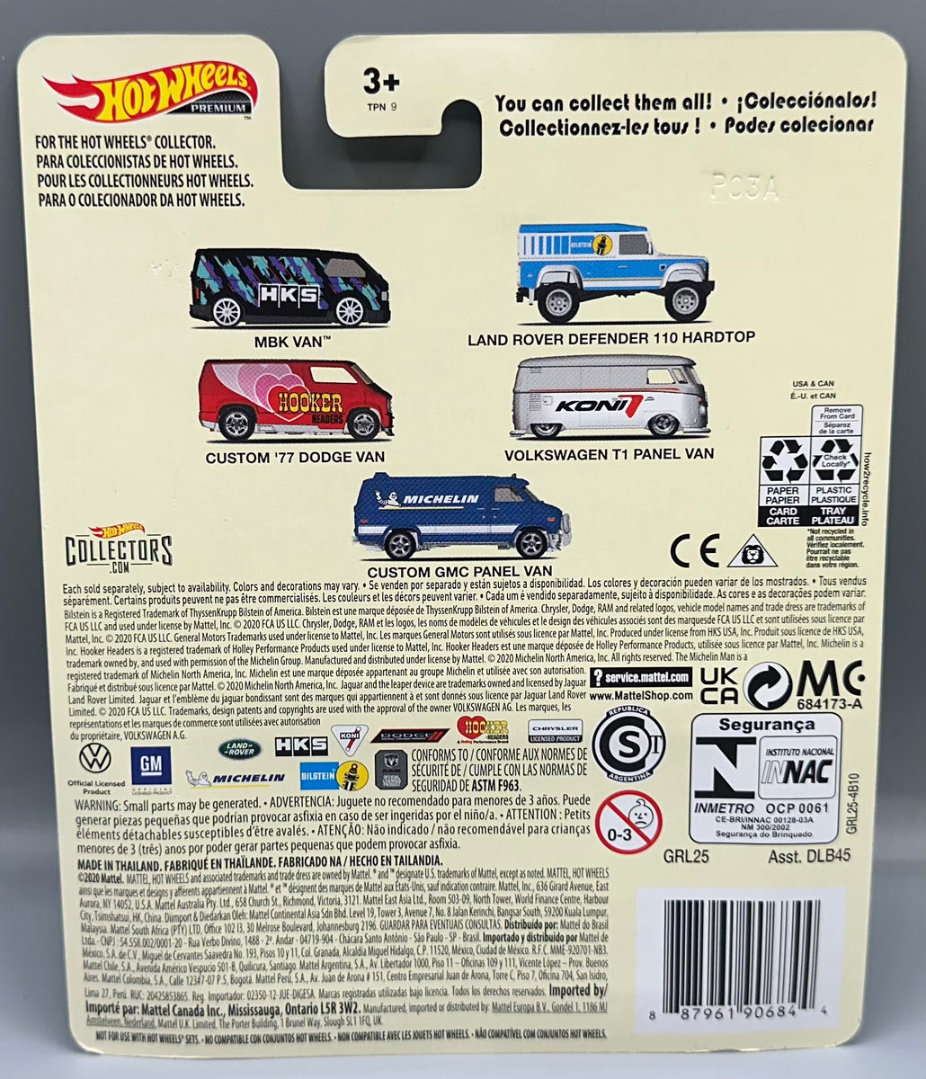 Hot Wheels Michelin Custom GMC Panel Van | HW Models Ltd