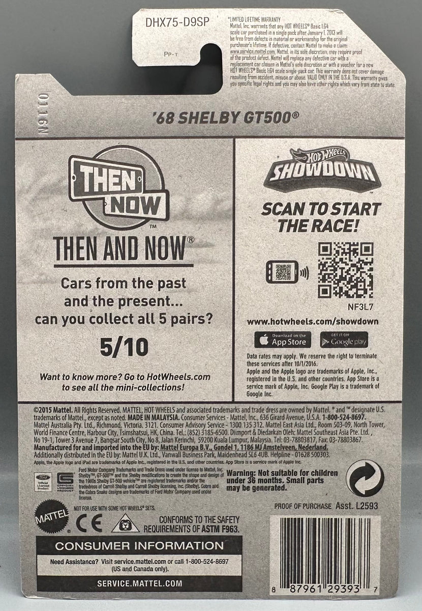 Hot Wheels Summer Card Variation '68 Shelby GT500 | HW Models Ltd