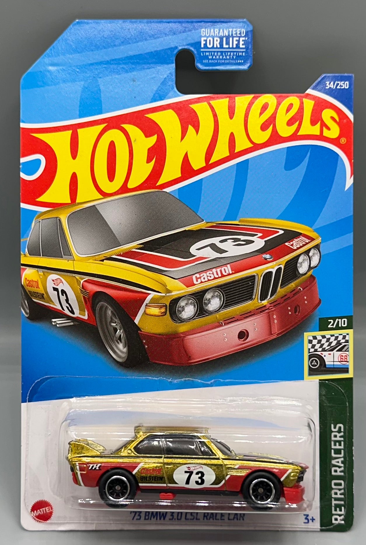 Hot Wheels Super Treasure Hunt '73 BMW 3.0 CSL Race Car | HW Models Ltd