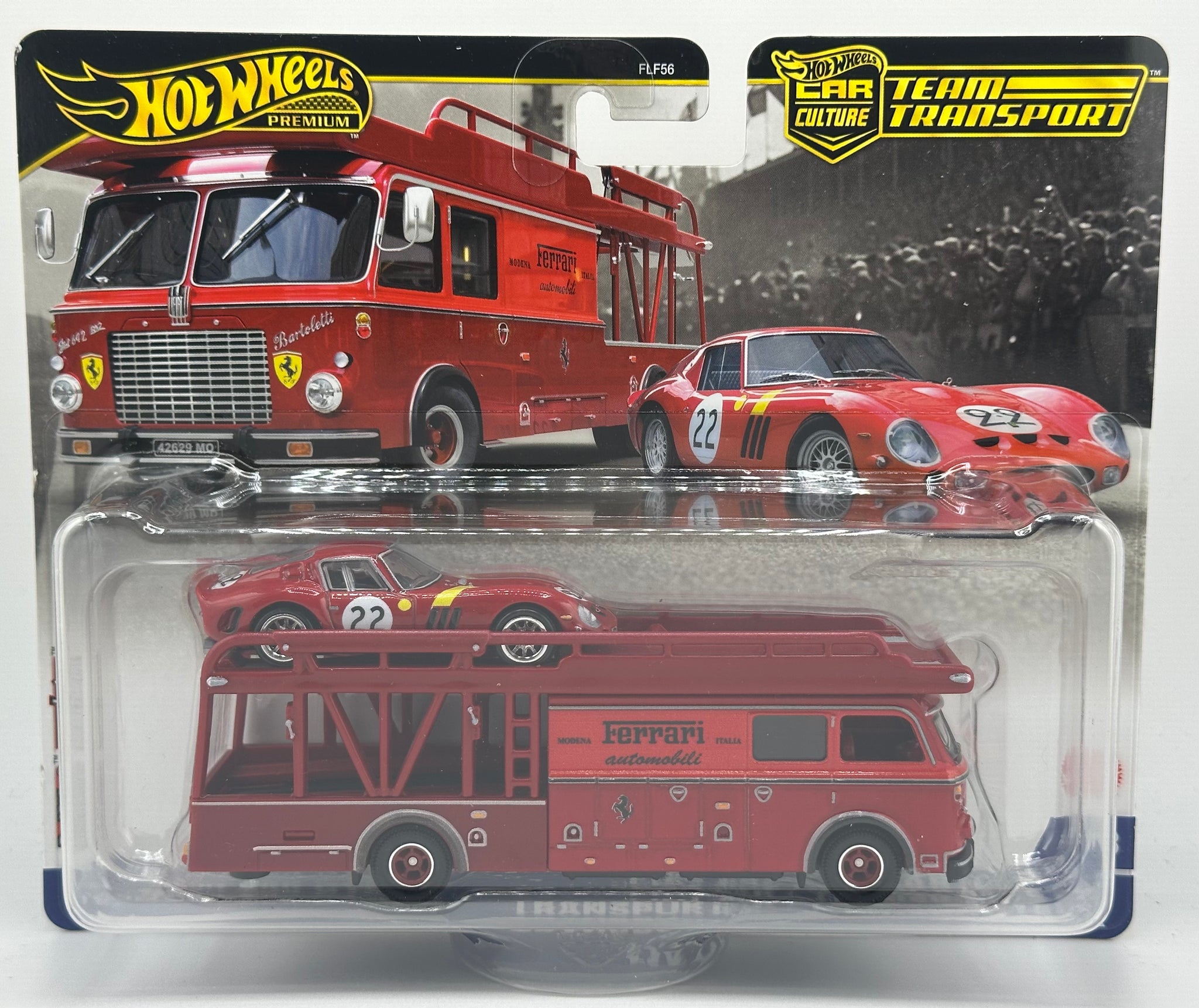Hot Wheels Team Transport Ferrari 250 GTO & Fiat 642 RN2 Bartoletti ...