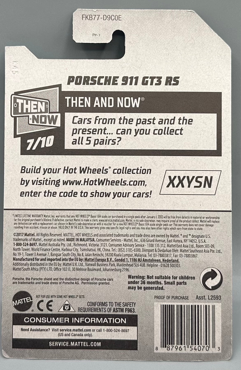 Hot Wheels Zamac Porsche 911 GT3 RS | HW Models Ltd