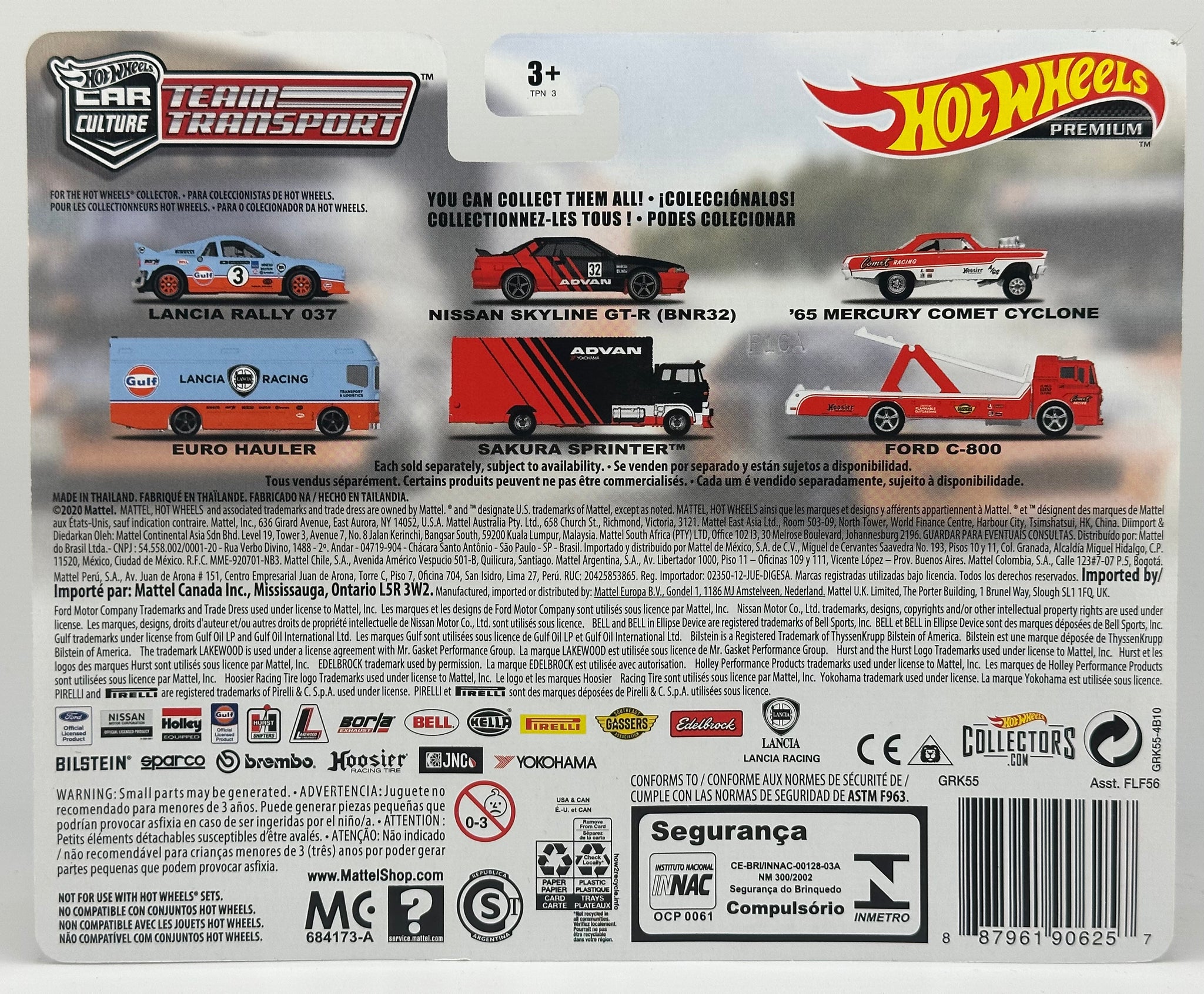 Hot Wheels Team Transport Nissan Skyline GT-R (BNR32) & Sakura Sprinte ...