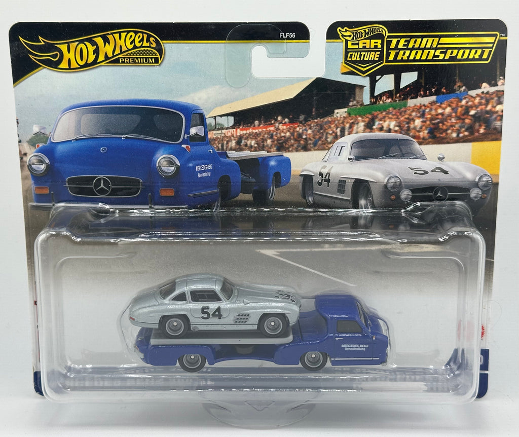 Hot Wheels Team Transport '55 Mercedes Benz Blaues Wunder | HW Models Ltd