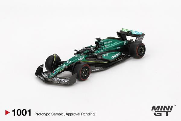 Mini GT 1001 Aston Martin AMR24 No.18 Lance Stroll 2024 F1 BAH | HW ...