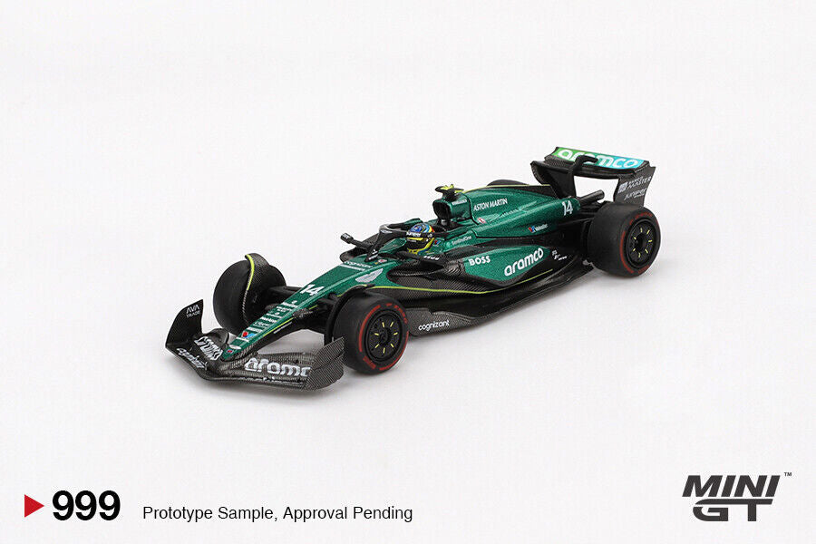 Mini GT 999 Aston Martin AMR24 No.14 Fernando Alonso 2024 F1 BAH | HW ...