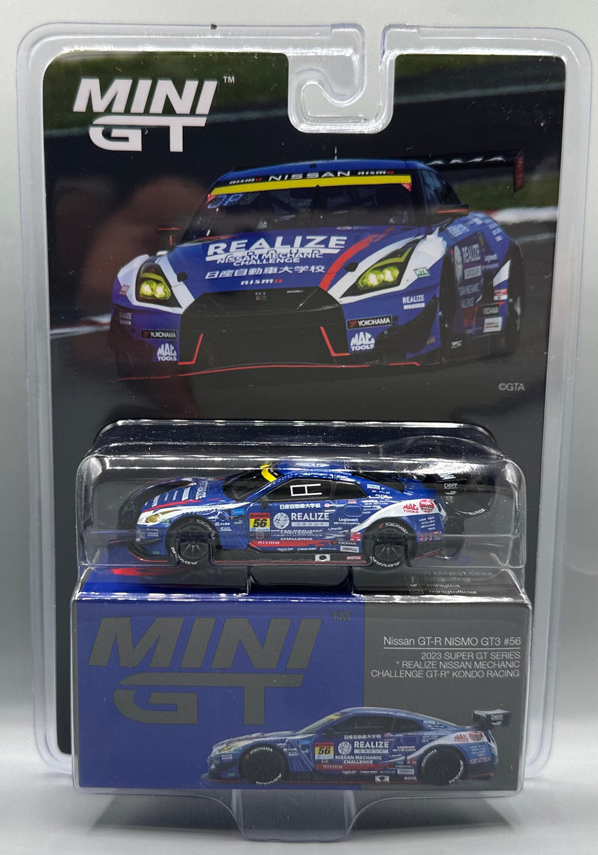 Mini GT Nissan GT-R Nismo GT3 56 2023 Super GT Series Realize Nissan M ...