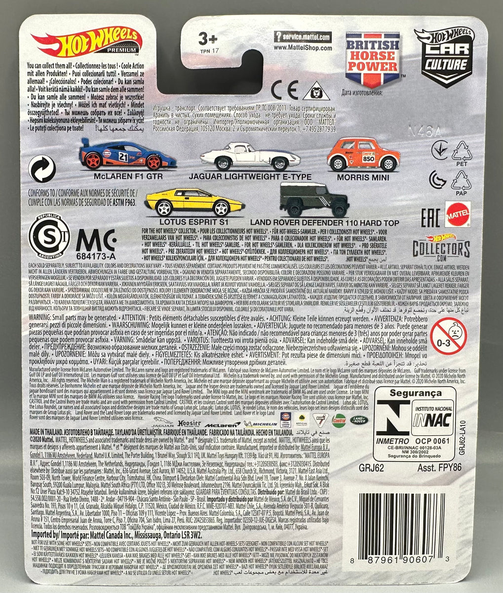 Hot Wheels British Horse Power Mclaren F1 GTR | HW Models Ltd