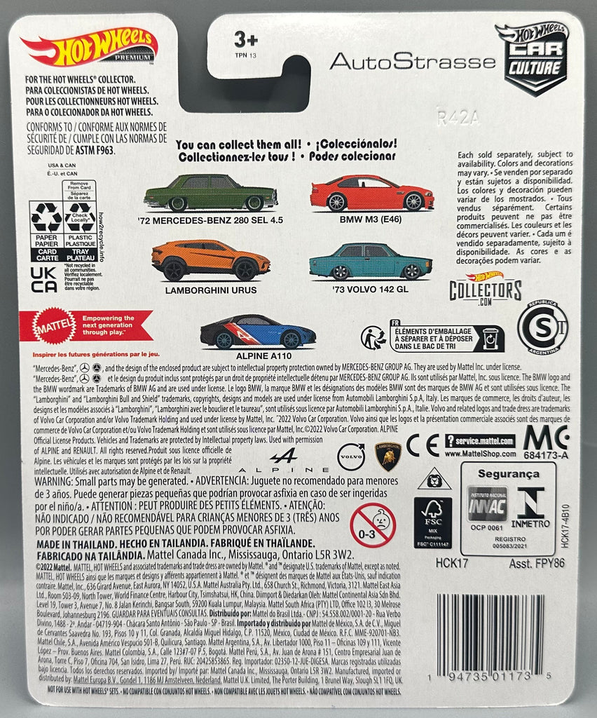 Hot Wheels Auto Strasse Alpine A110 | HW Models Ltd