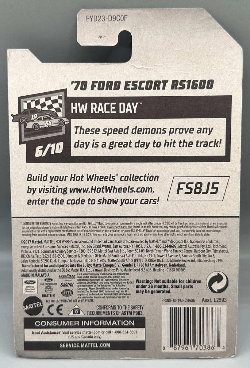 Hot Wheels '70 Ford Escort RS1600 | HW Models Ltd