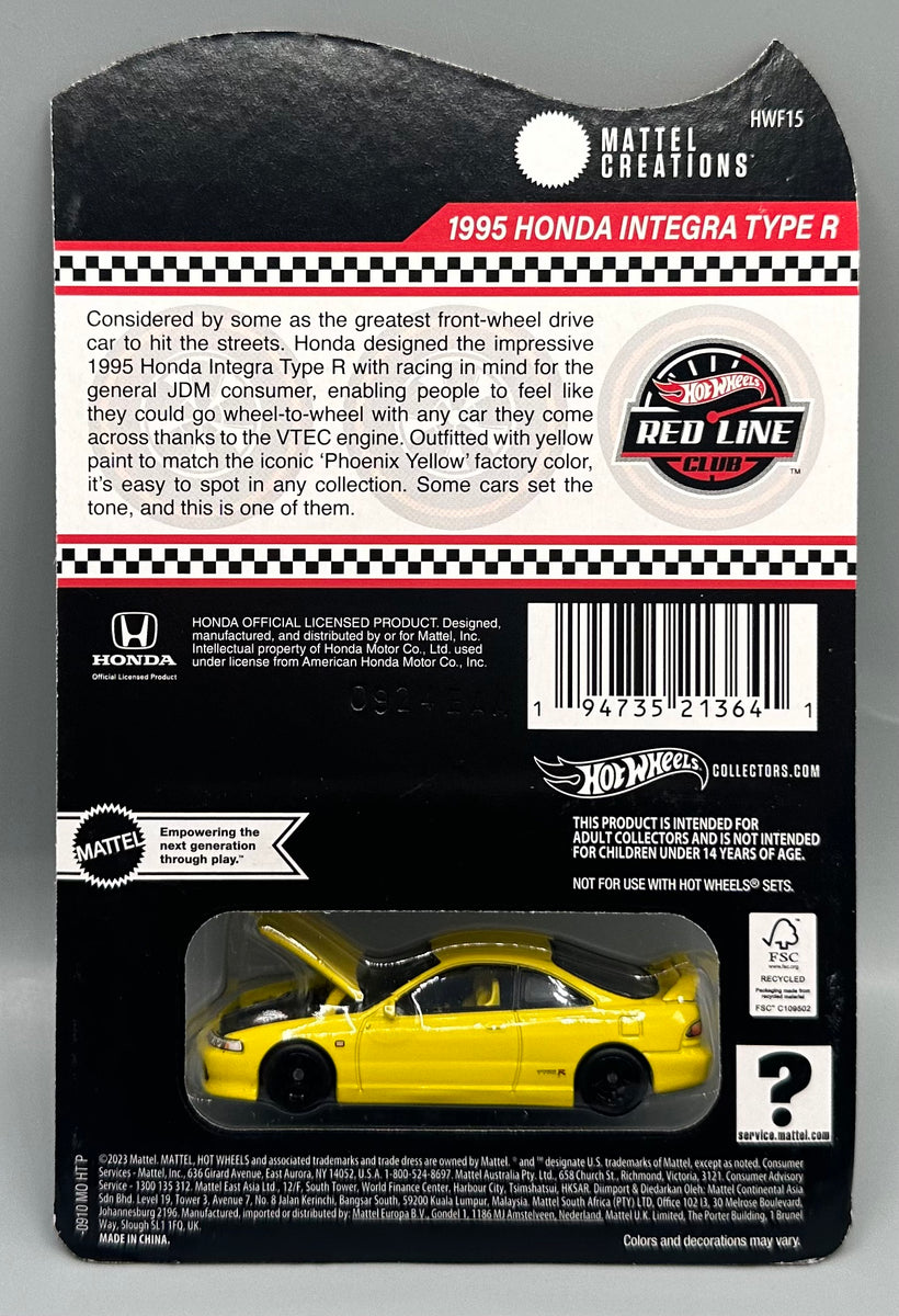Hot Wheels RLC 1995 Honda Integra Type R | HW Models Ltd