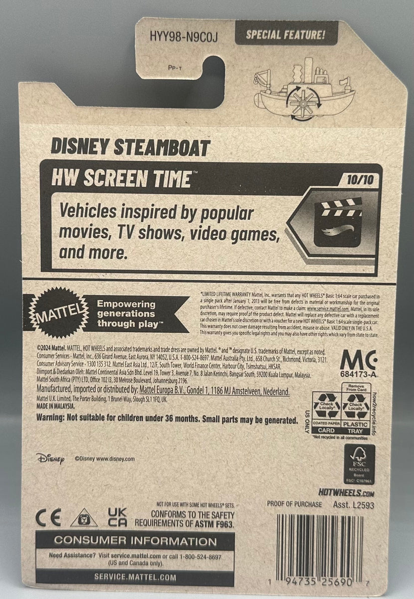 Hot Wheels Micky Steamboat | HW Models Ltd