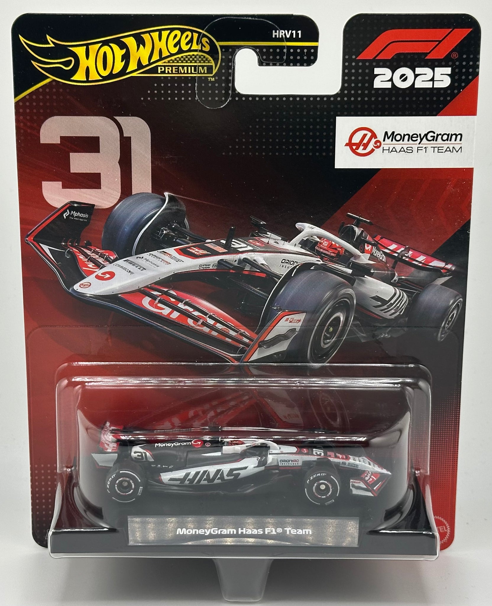 Hot Wheels 2025 Formula 1 Moneygram Haas F1 Team | HW Models Ltd