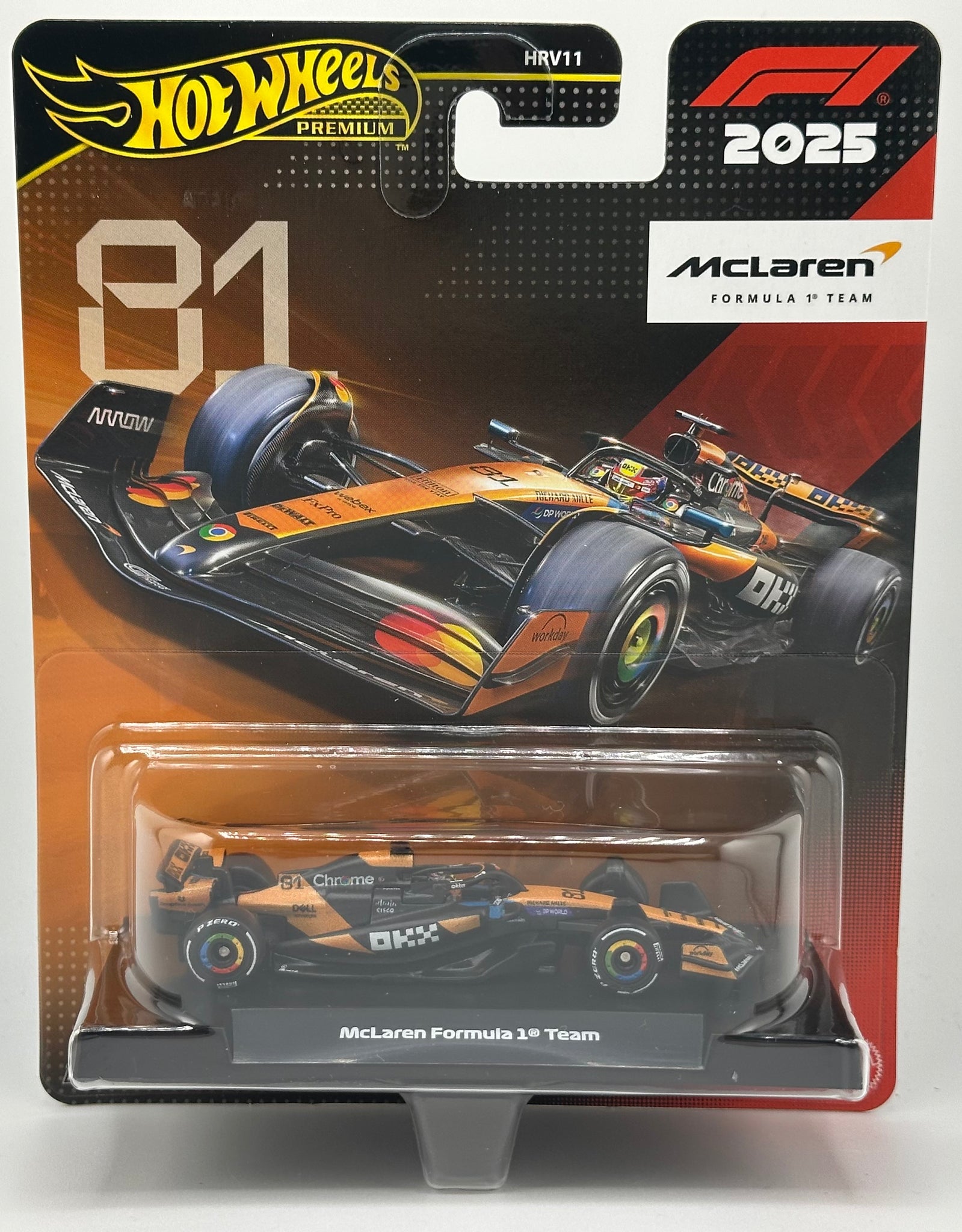 Hot Wheels 2025 Formula One Mclaren Formula 1 Team | HW Models Ltd