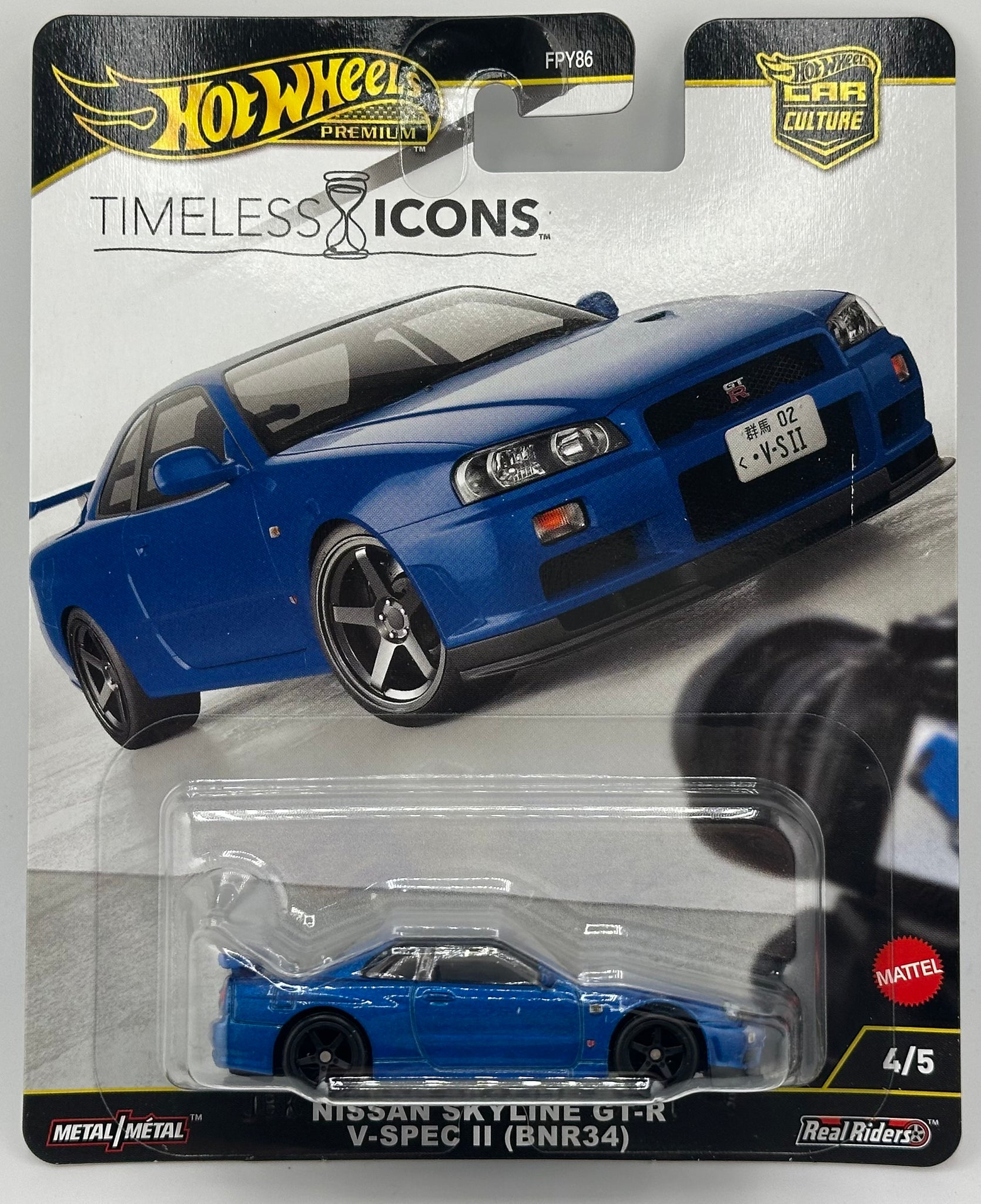 Hot Wheels Timeless Icons Nissan Skyline GT-R (R34) | HW Models Ltd