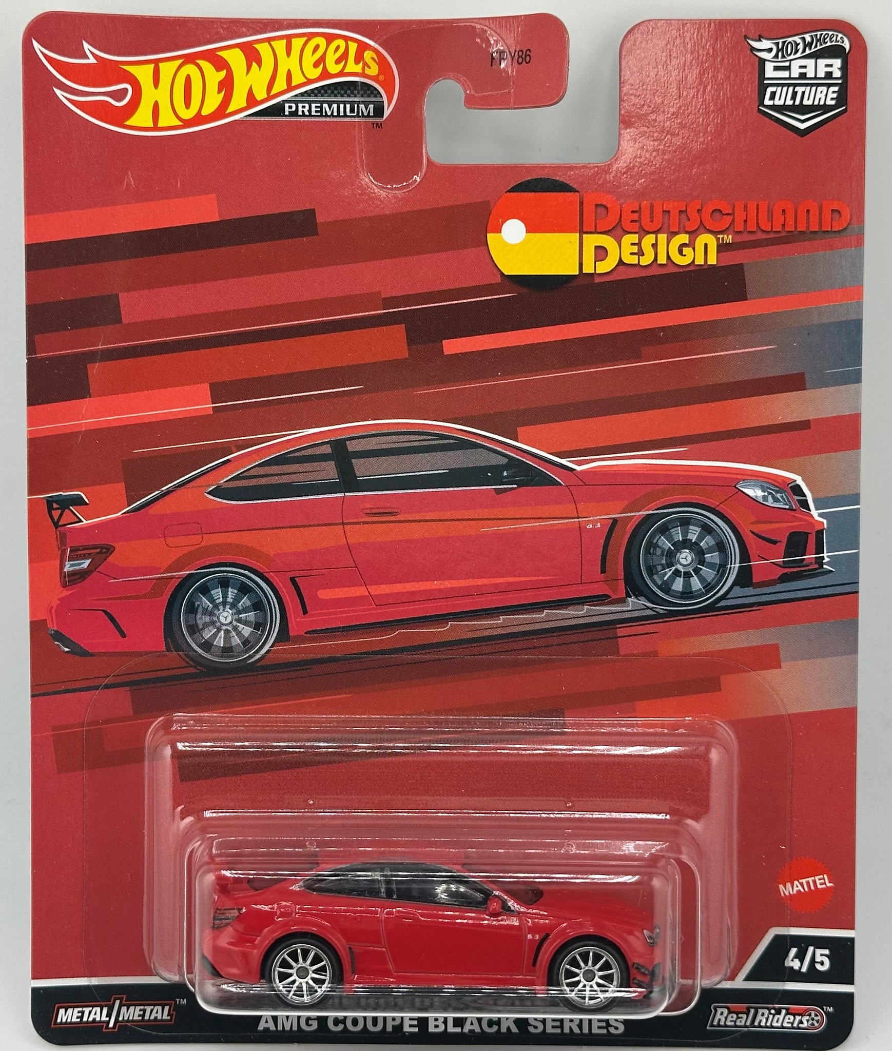 Hot Wheels Deutschland Design '12 Mercedes Benz C63 AMG Coupe Black Se ...
