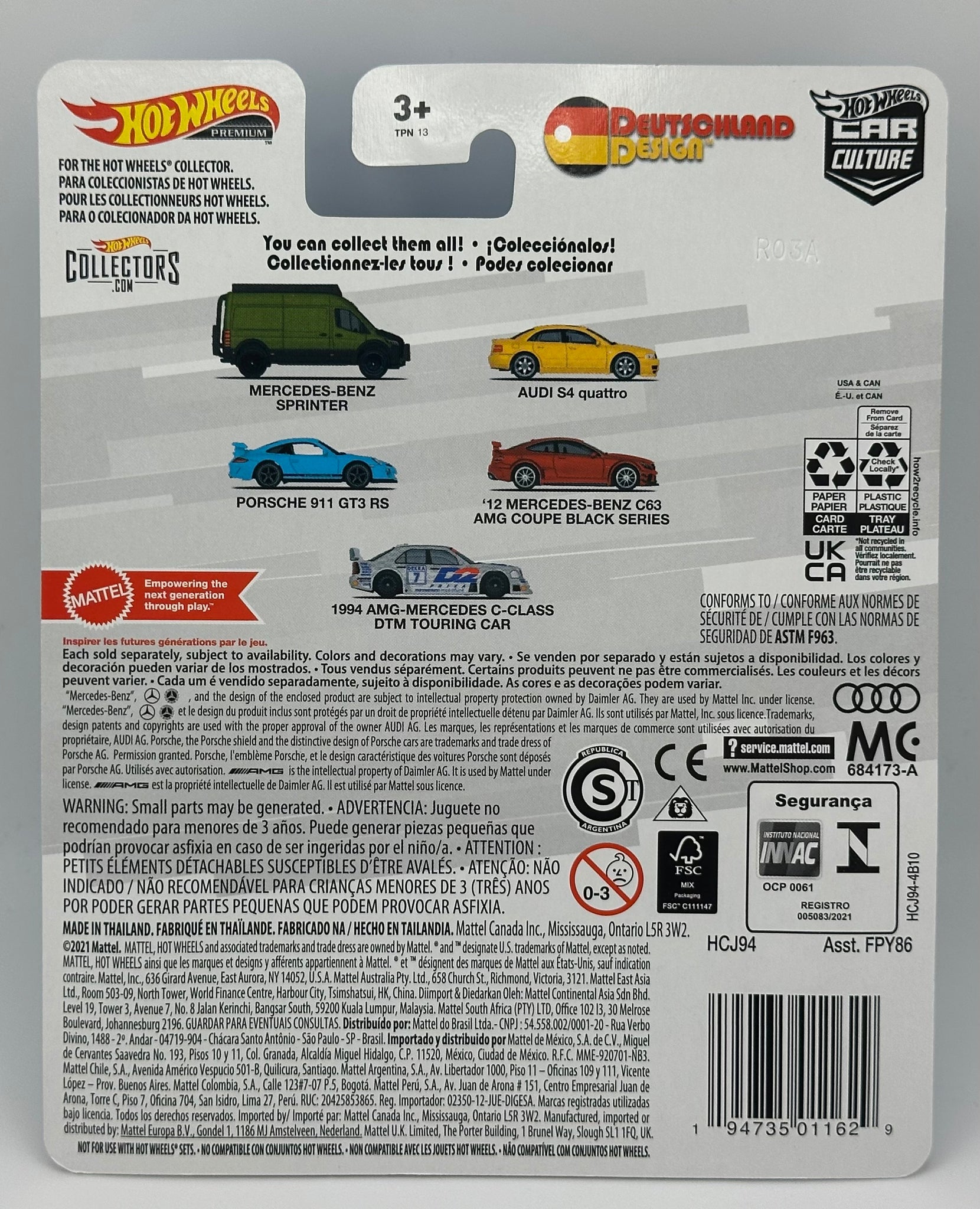 Hot Wheels Deutschland Design Porsche 911 GT3 RS | HW Models Ltd