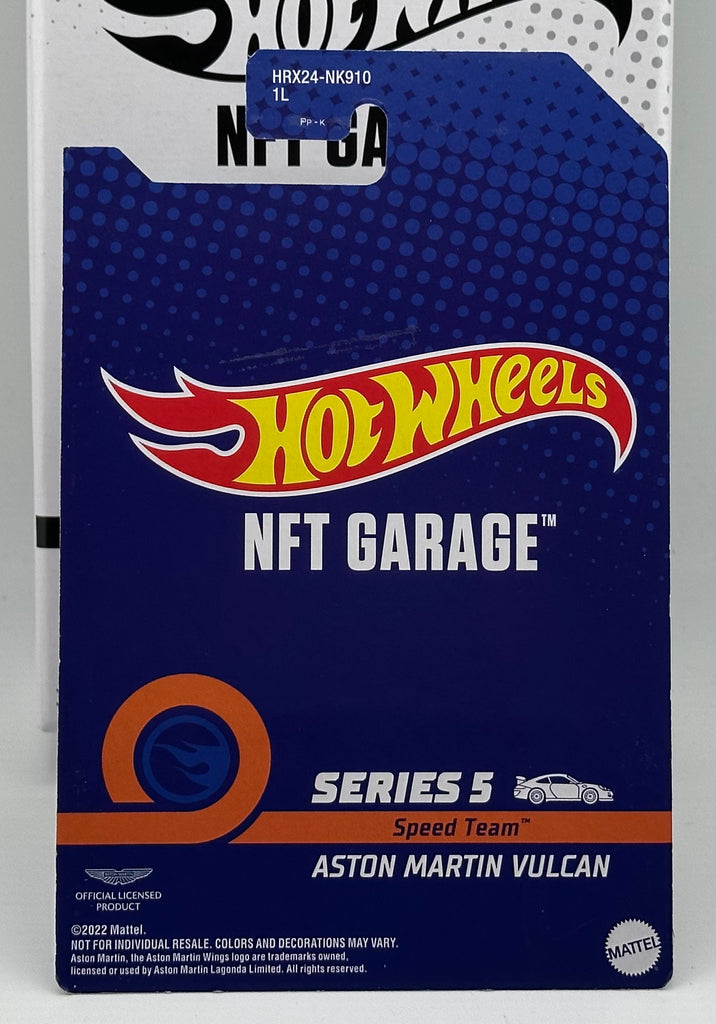 Hot Wheels NFT Garage Series 5 Aston Martin Vulcan | HW Models Ltd