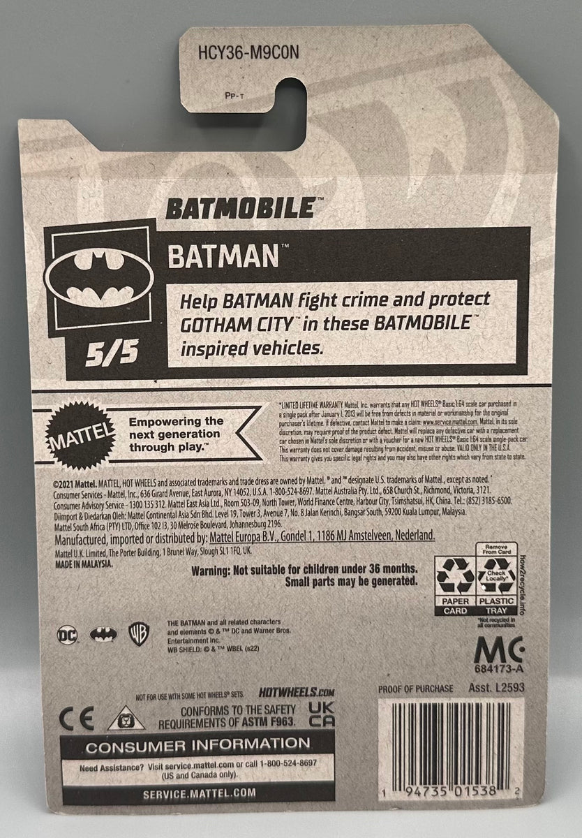 Hot Wheels Zamac Batman Batmobile | HW Models Ltd