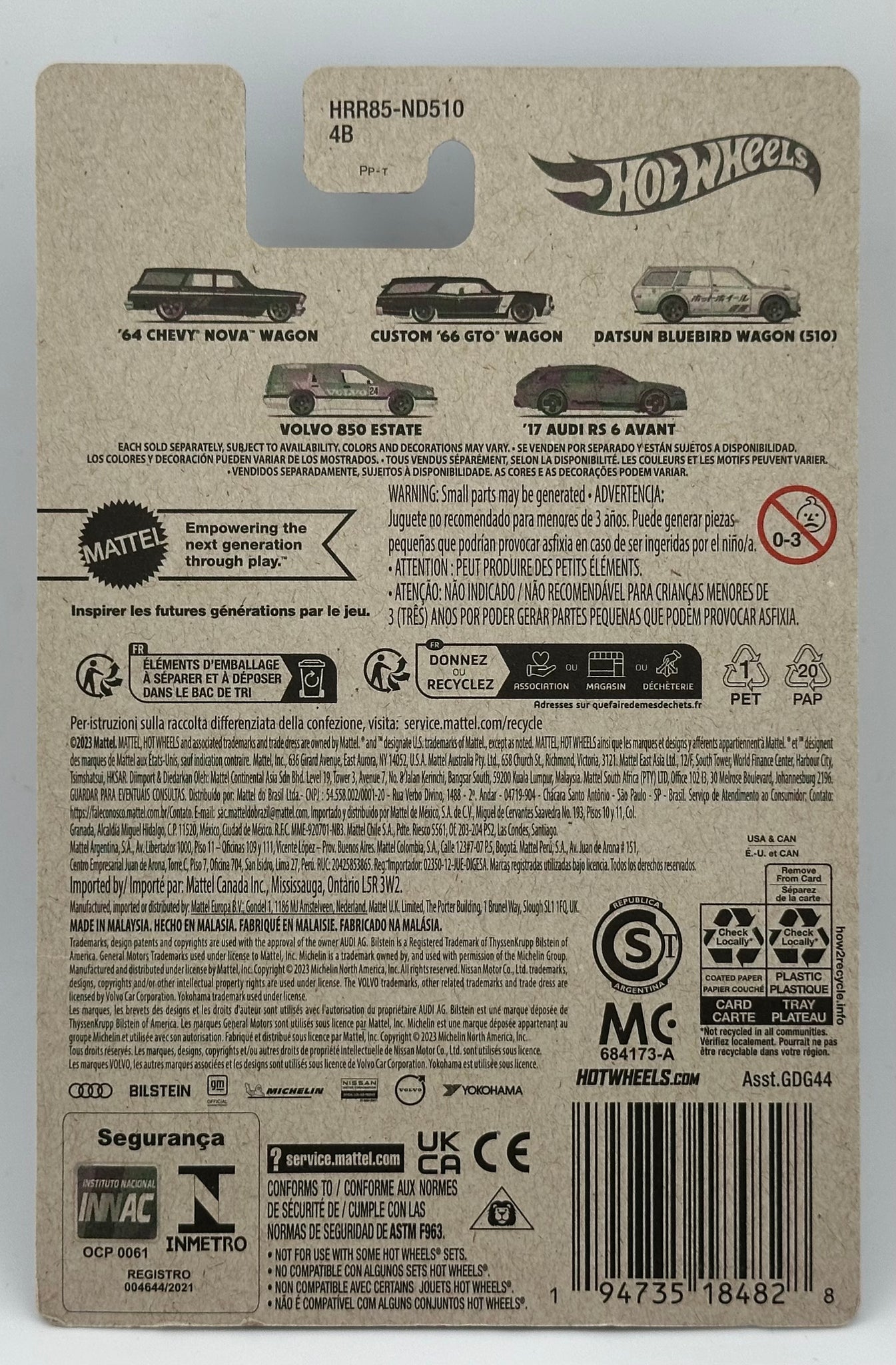 Hot Wheels Hot Wagons '17 Audi RS 6 Avant | HW Models Ltd