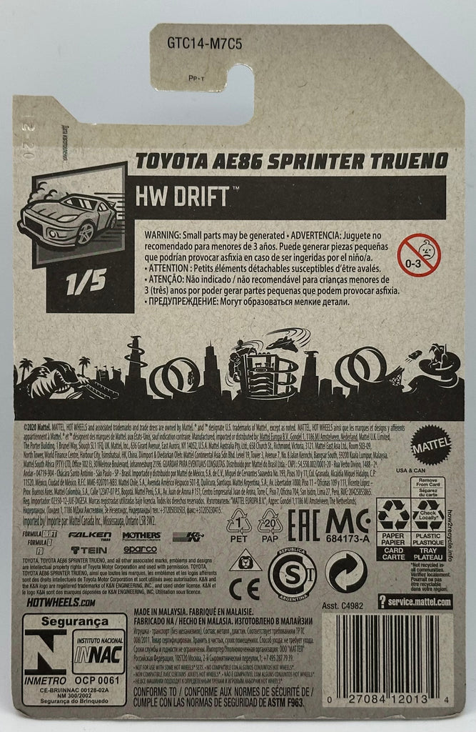 Hot Wheels Toyota AE86 Sprinter Trueno | HW Models Ltd