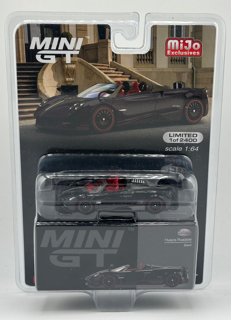 Mini GT 417 Pagani Huayra Roadster Black | HW Models Ltd