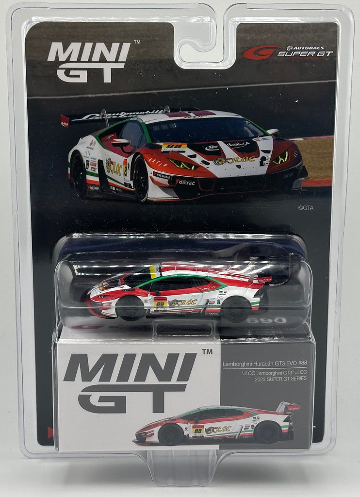Mini GT 690 Lamborghini Huracan GT3 EVO 88 Jloc Lamborghini GT3 JLOC 2 ...