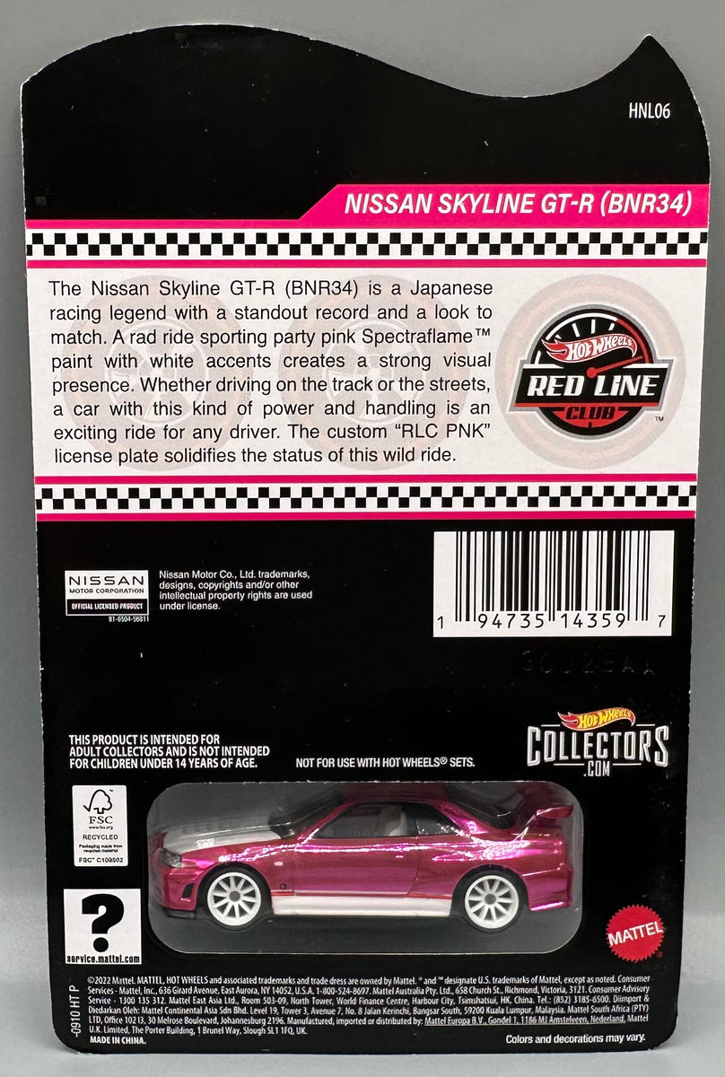 Hot Wheels RLC Nissan Skyline GT-R (BNR34) | HW Models Ltd