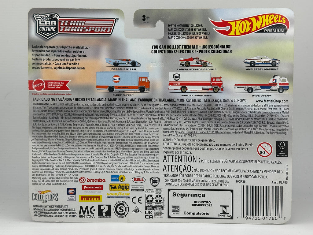 Hot Wheels Team Transport Porsche 917 LH & Fleet Flyer | HW Models Ltd