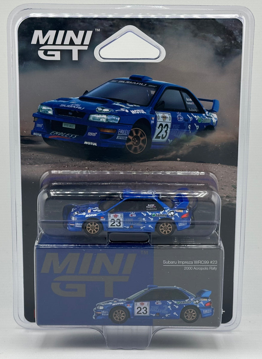 Mini GT 1078 Subaru Impreza WRC99 No.23 2000 Acropolis Rally | HW ...