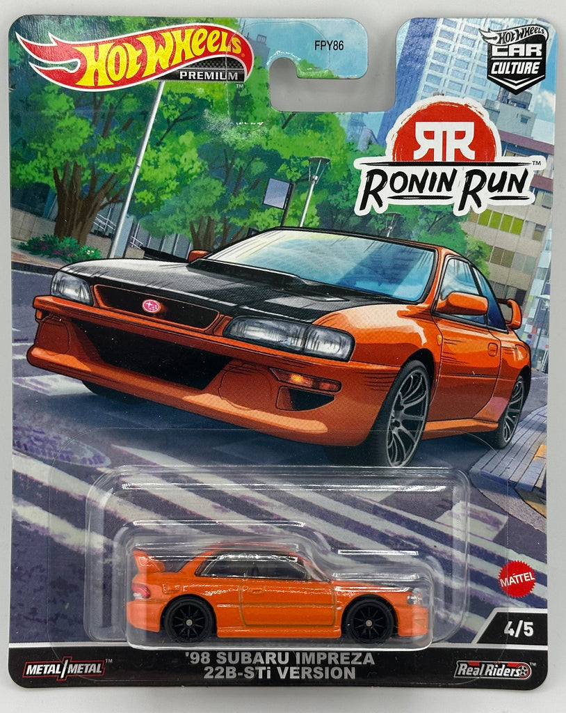Hot Wheels Ronin Run '98 Subaru Impreza 22B STi Version | HW Models Ltd