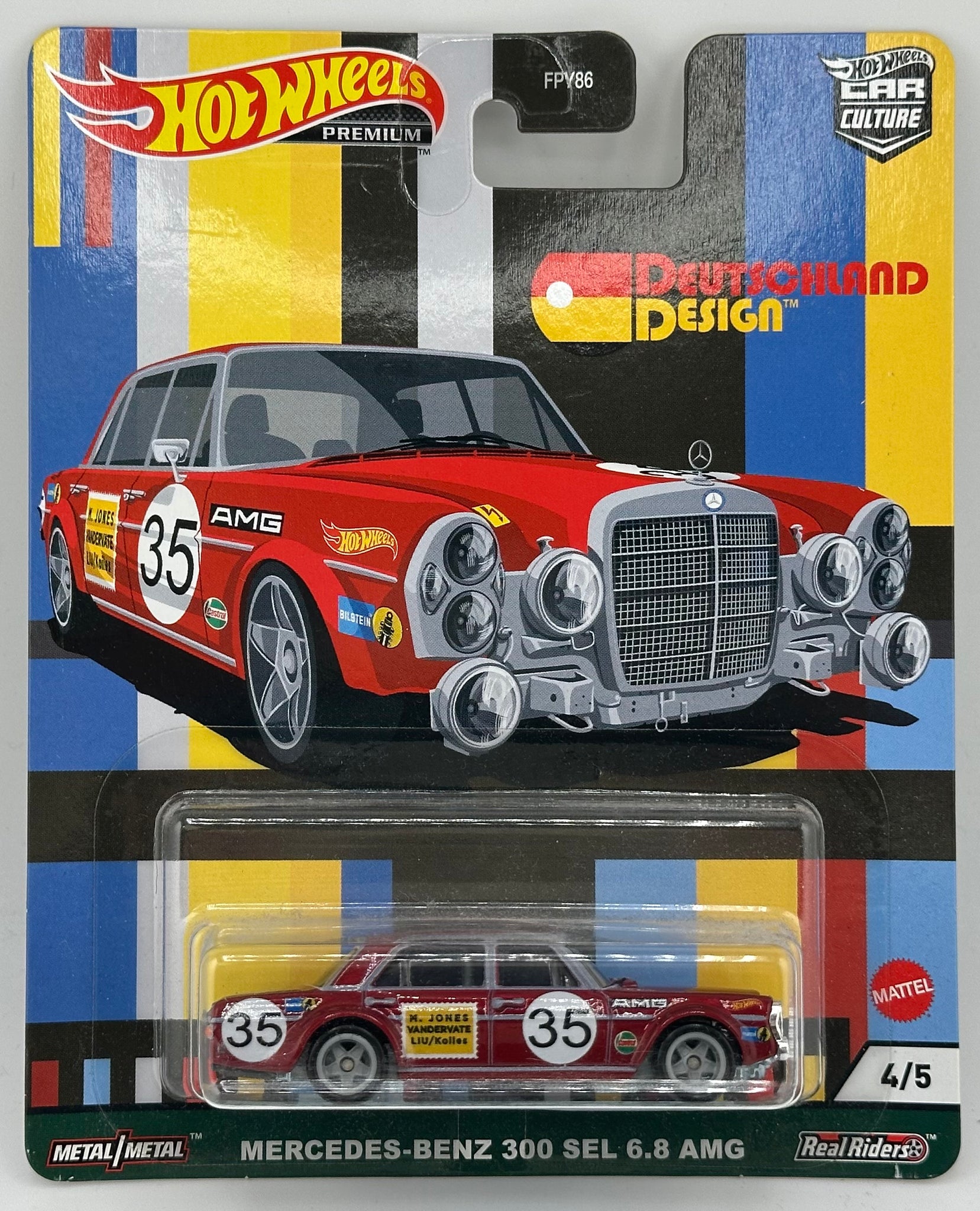Hot Wheels Deutschland Design Mercedes Benz 300 SEL 6.8 AMG | HW Models Ltd