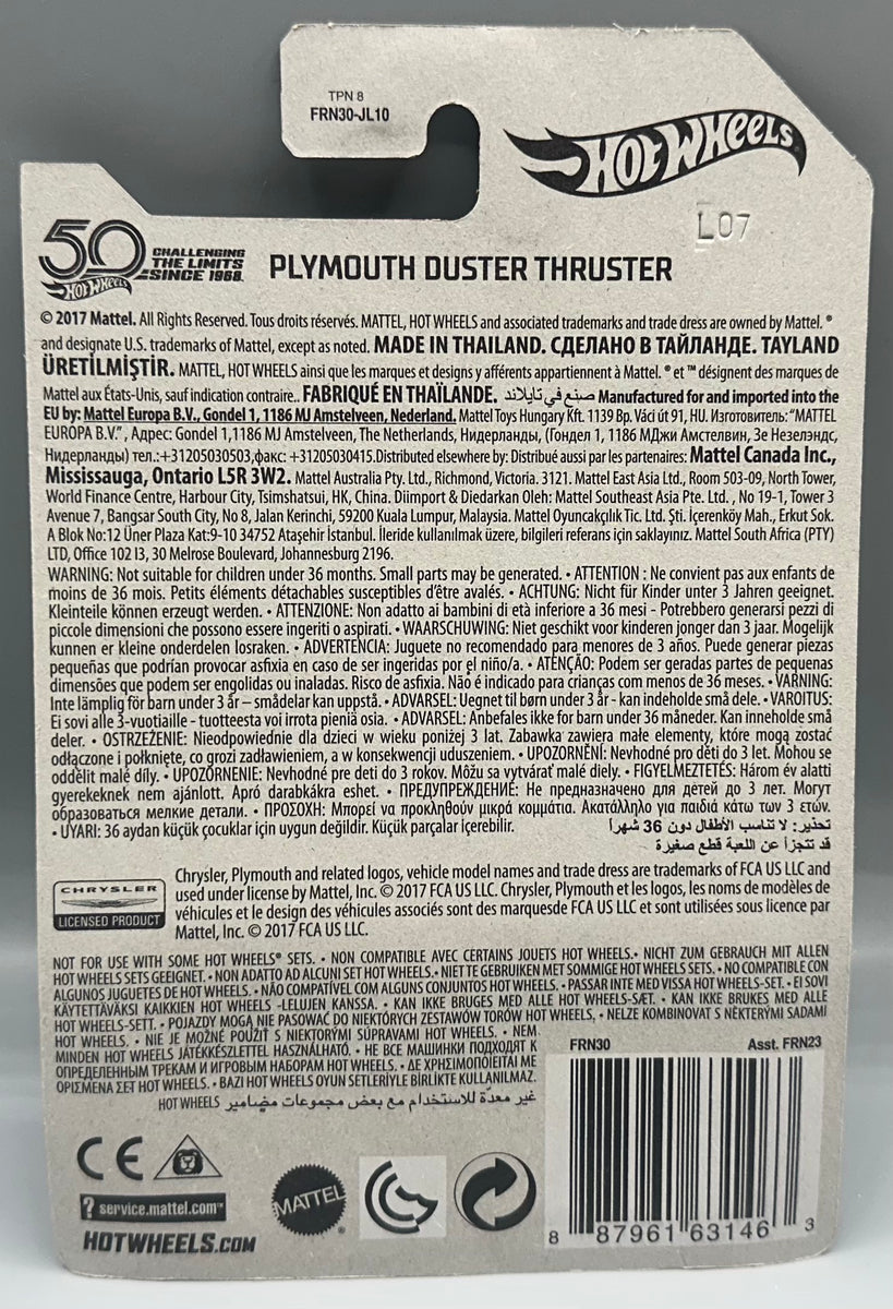 Hot Wheels Zamac Plymouth Duster Thruster | HW Models Ltd