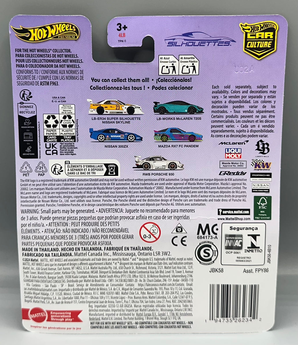 Hot Wheels Silhouettes Porsche 930 RWB | HW Models Ltd