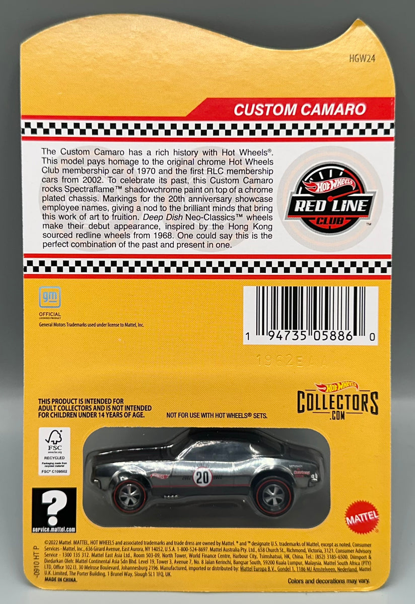 Hot Wheels RLC Custom Camaro | HW Models Ltd