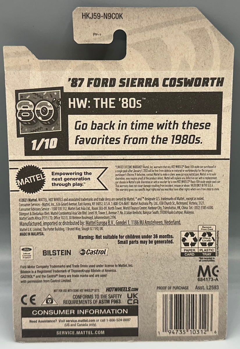 Hot Wheels '87 Ford Sierra Cosworth | HW Models Ltd