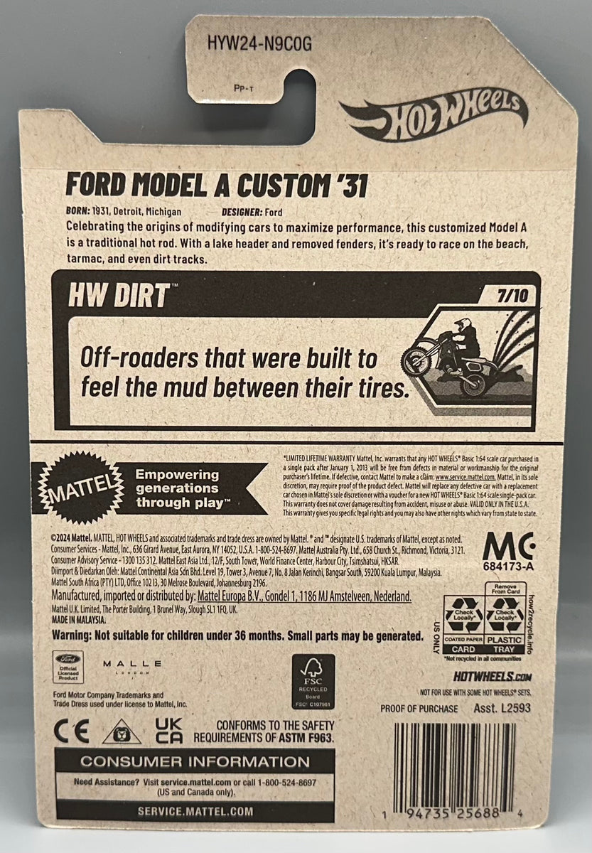 Hot Wheels Ford Model A Custom '31 | HW Models Ltd