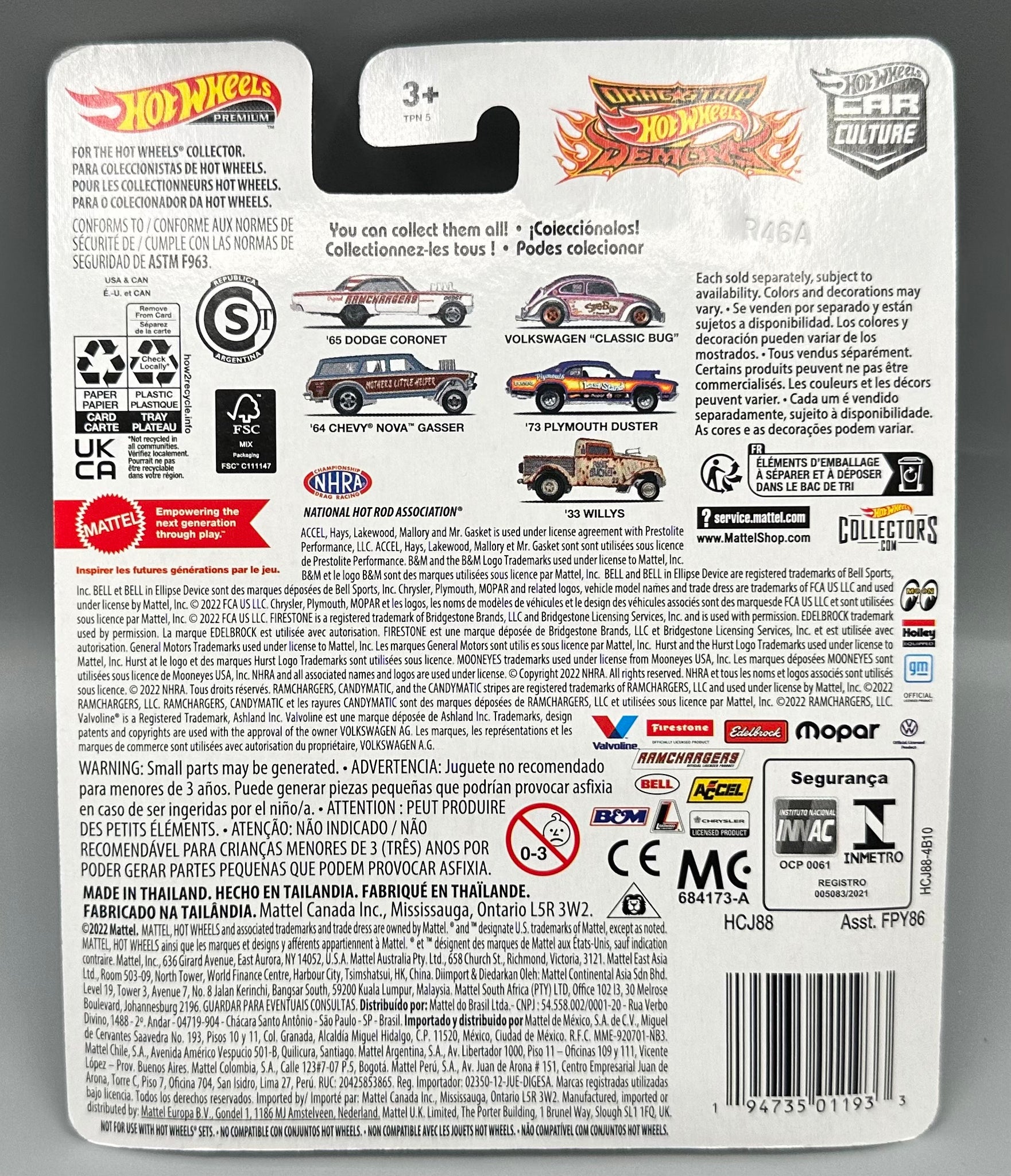 Hot Wheels Dragstrip Demons '33 WIllys | HW Models Ltd