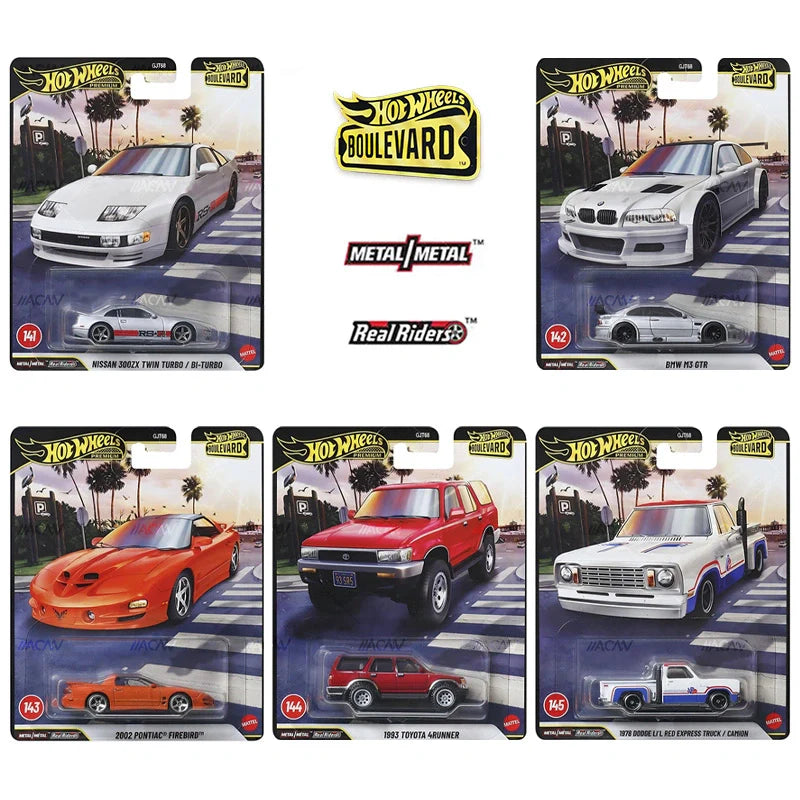 Hot Wheels Boulevard MIx F Set of 5 Cars (ONE SET PER CUSTOMER) | HW ...