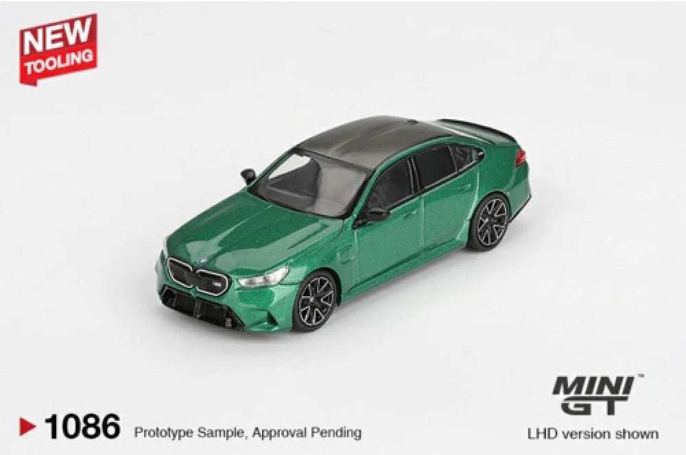 Mini GT 1086 BMW M5 Isle Of Man Green Metallic | HW Models Ltd